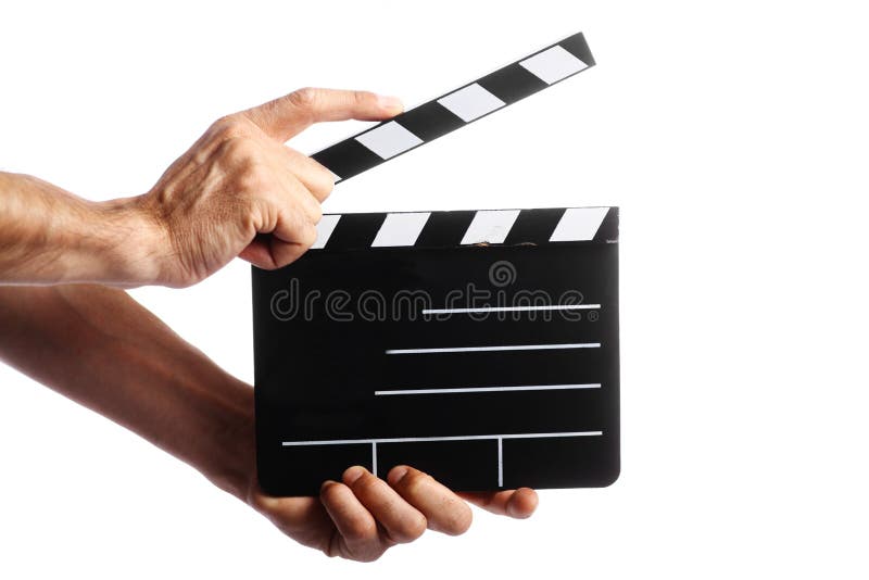 Cinema Entertainment Film Reel Stock Photo - Image of flap, clapping ...