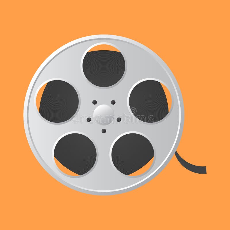 Disc and film, vector stock vector. Illustration of cinema - 33216350