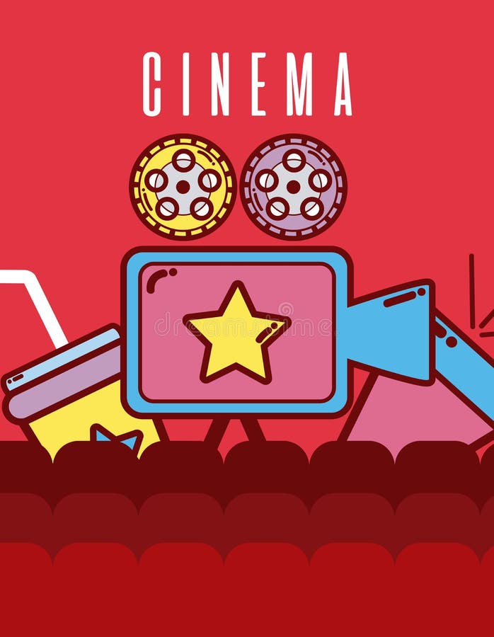 Cinema Theater Cartoons Stock Illustrations – 143 Cinema Theater ...