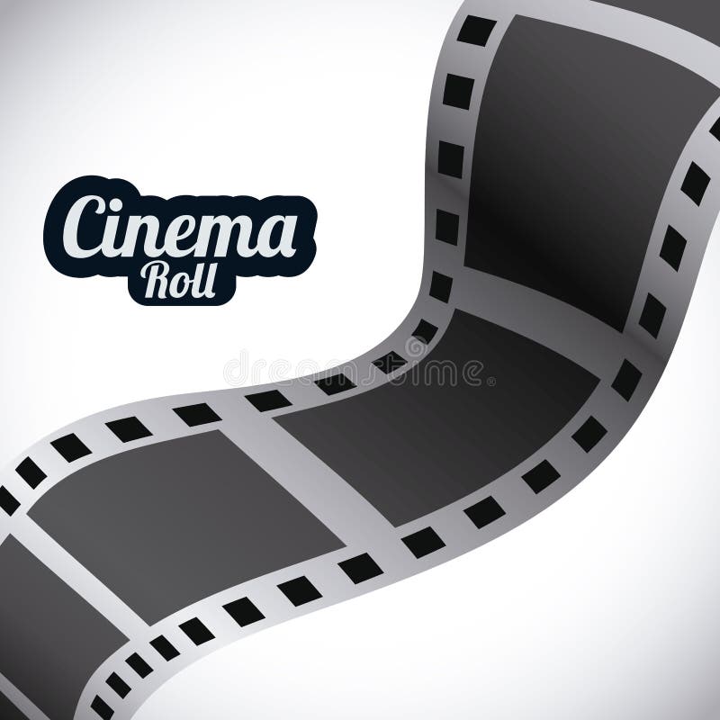 Cinema design stock vector. Illustration of design, roll - 46410450