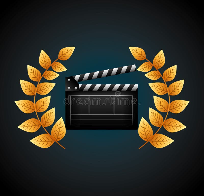 Cinema elements stock vector. Illustration of movie, show - 22337060