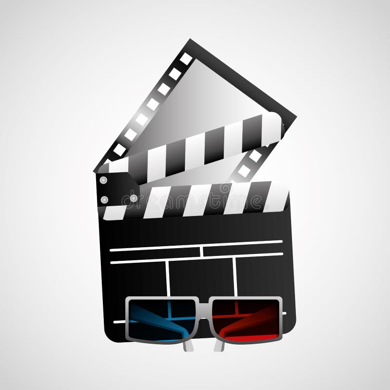 Cinema elements stock vector. Illustration of movie, show - 22337060