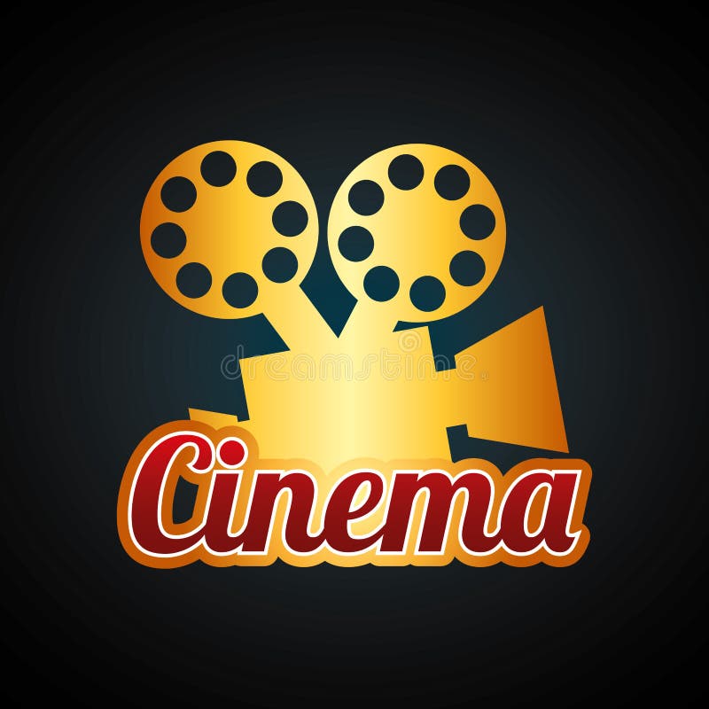 Cinema Entertainment Elements Icon Stock Vector - Illustration of media ...