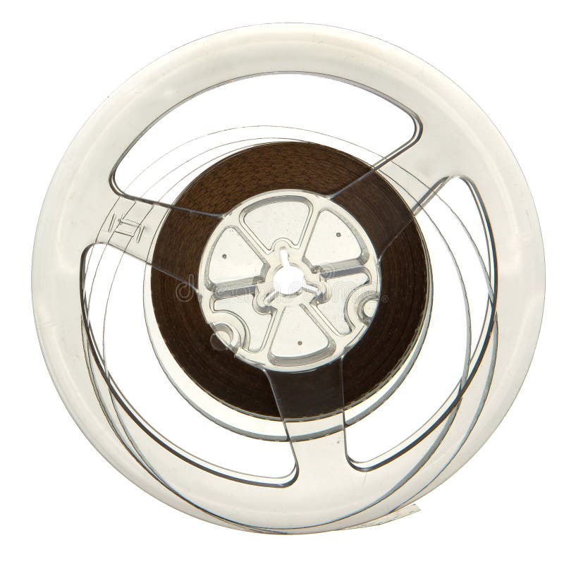 Cinema film spool stock image. Image of spool, curling - 24922959