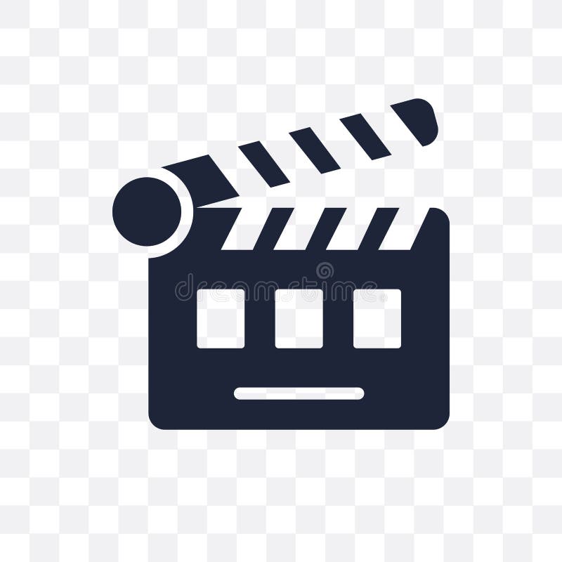 Cinema Flapper Transparent Icon. Cinema Flapper Symbol Design Fr Stock ...