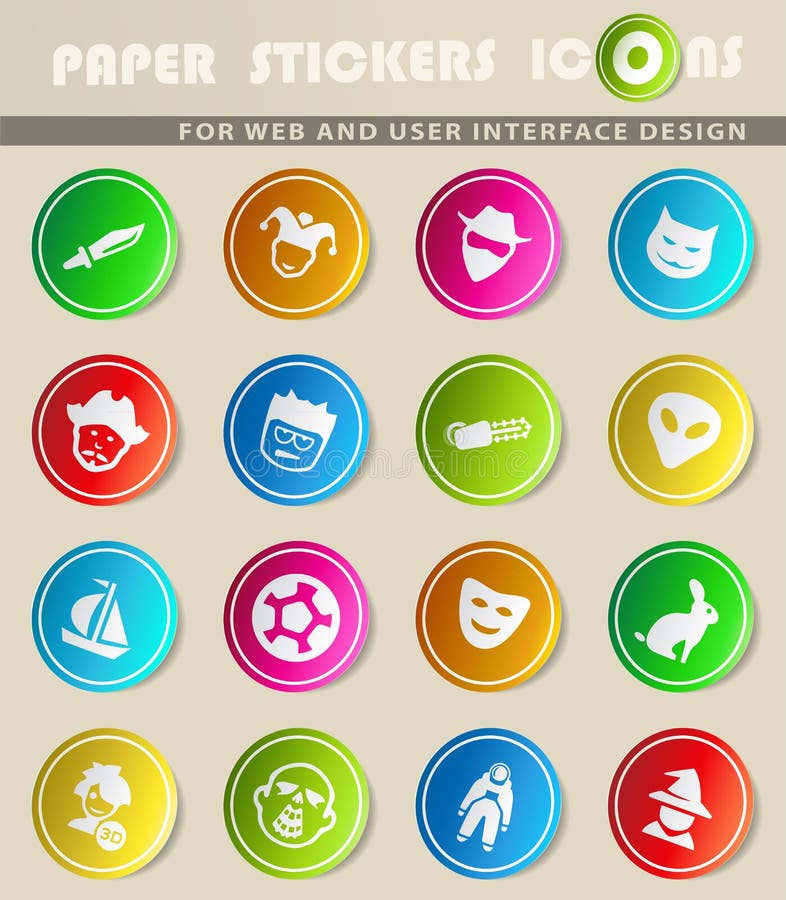 Cinema Genres Icons Set. Linear, Black and RGB Color Styles Stock ...