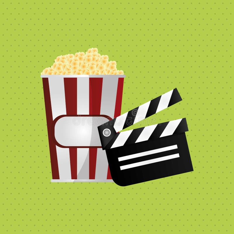 Cinema Graphic Design, Vector Illustration Stock Vector - Illustration ...