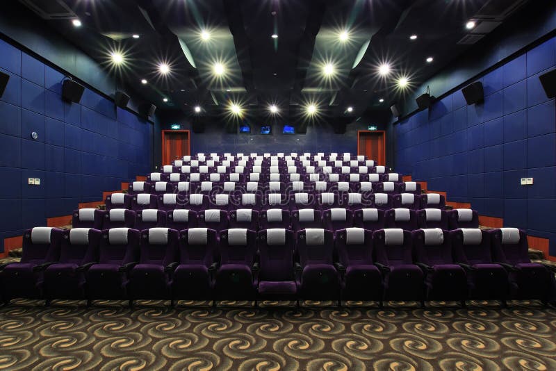 In a cinema hall stock image. Image of armchair, black - 31502771