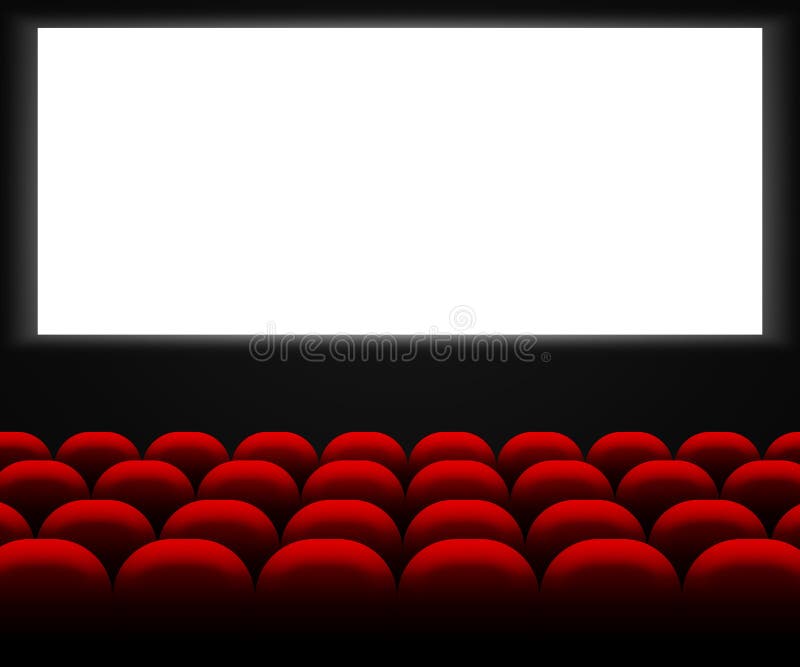Cinema Hall Background stock illustration. Illustration of film - 26753573