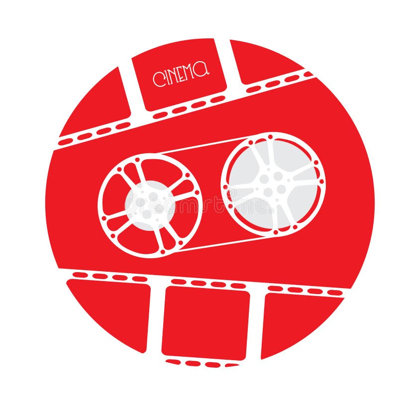 Cinema icon stock vector. Illustration of filmstrip, cinematography ...