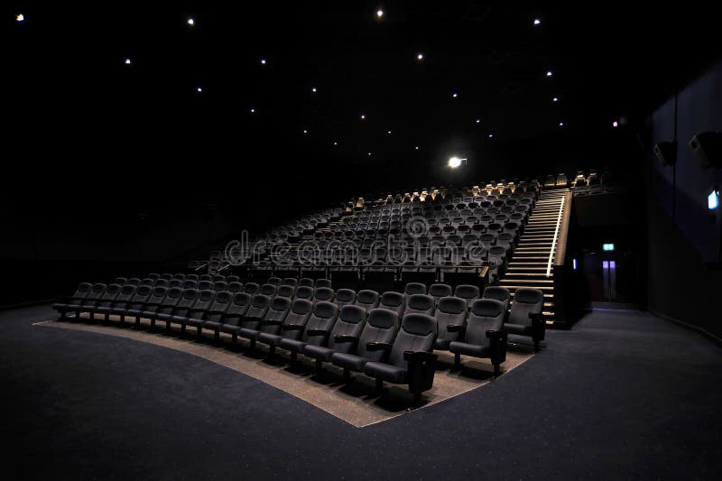 Cinema Interior stock photo. Image of auditorium, rows - 38378676