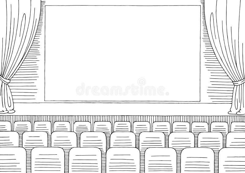 Cinemas Coloring Pages
