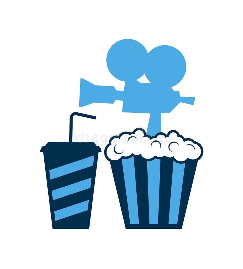 Cinema menu illustration stock vector. Illustration of entertainment ...