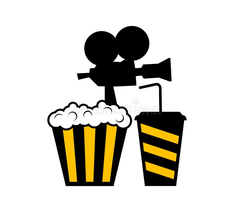 Cinema menu illustration stock vector. Illustration of isolated - 151041200