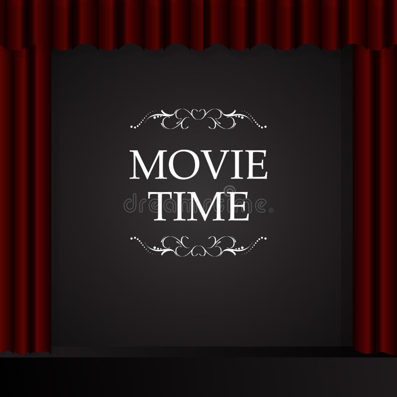 Movie Time Seamless Icons Pattern Stock Vector - Illustration of ...