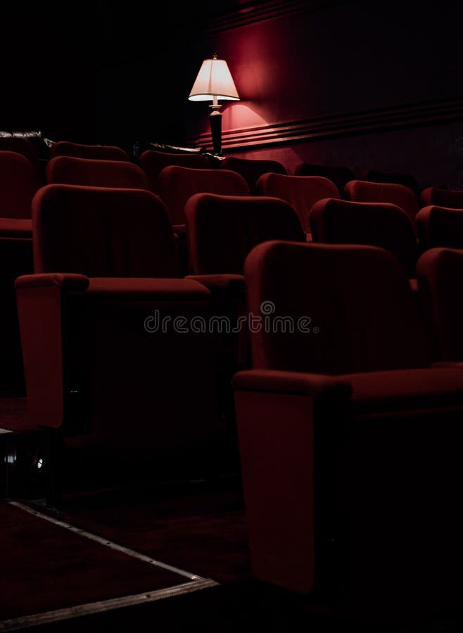 Cinema Red Seats Light Detailed Beautiful Stock Photo - Image of cinema ...