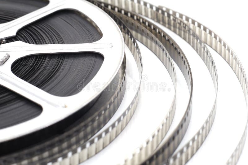 Cinema roll film stock photo. Image of projection, curling - 13874942