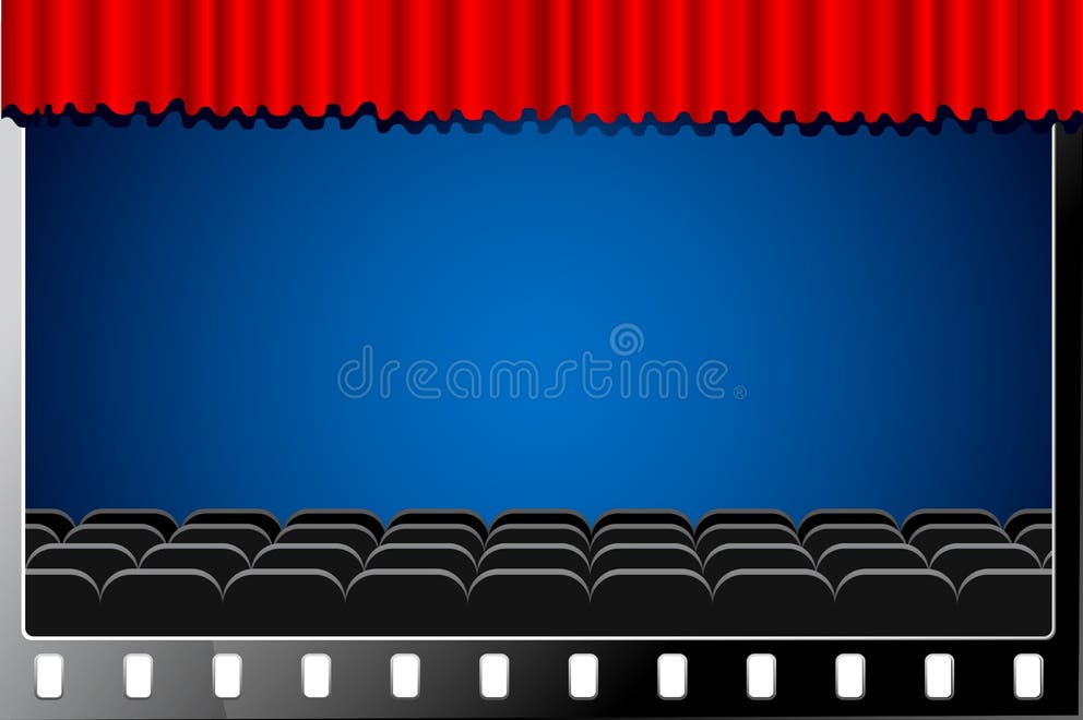 Cinema Screen stock vector. Illustration of cinematography - 21393454