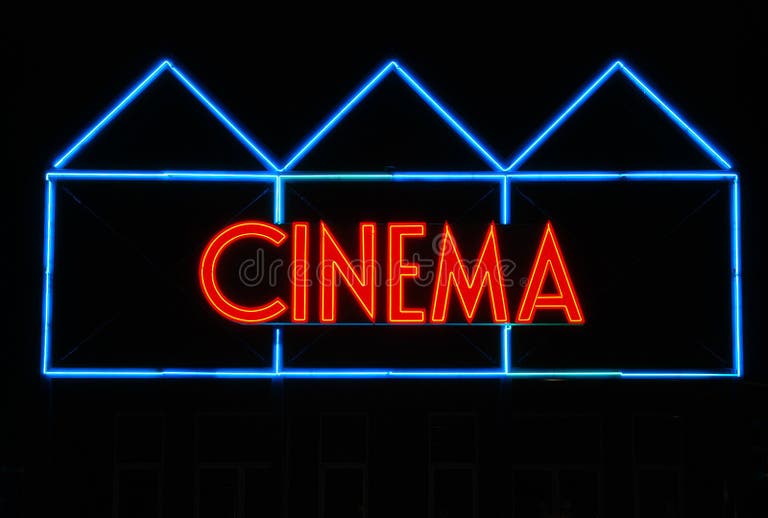 946 Cinema Theater Sign Neon Stock Photos - Free & Royalty-Free Stock ...