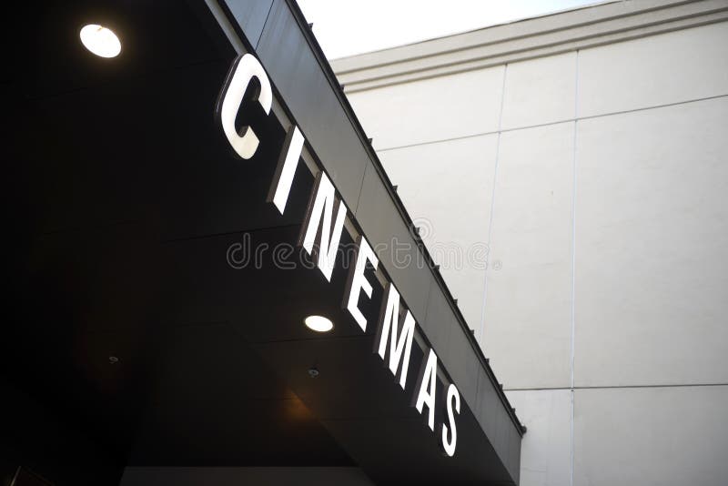 Cinema sign. stock image. Image of cinema, sign, word - 67236847