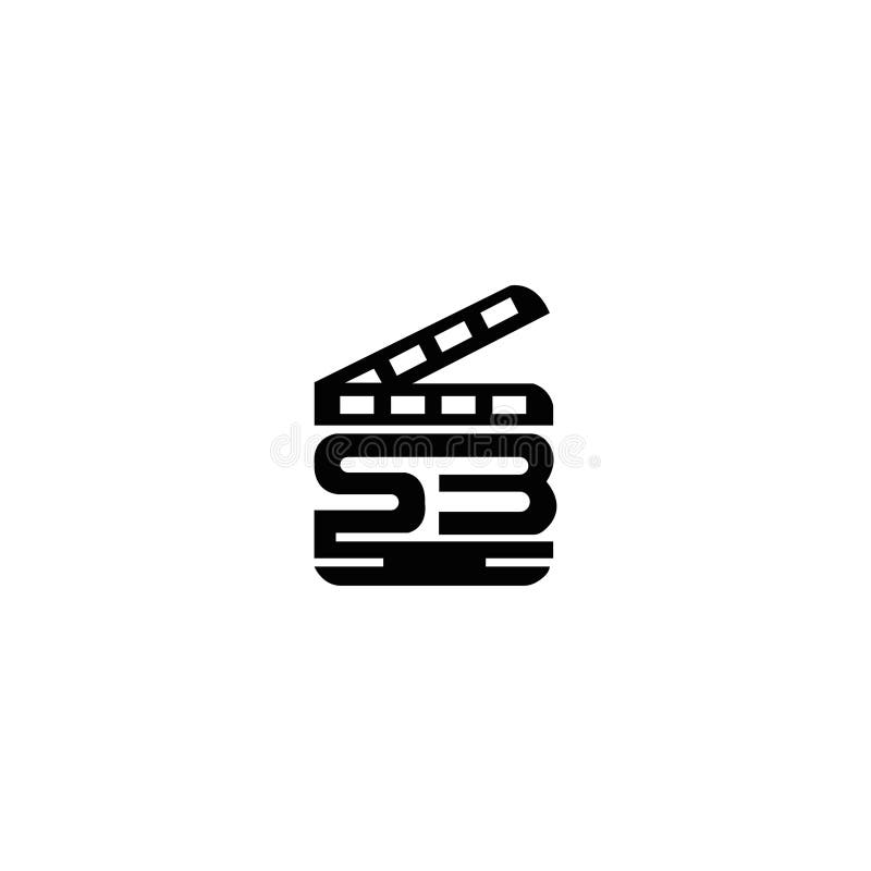 Cinema Strip Vector Logo Template Stock Vector - Illustration of ...