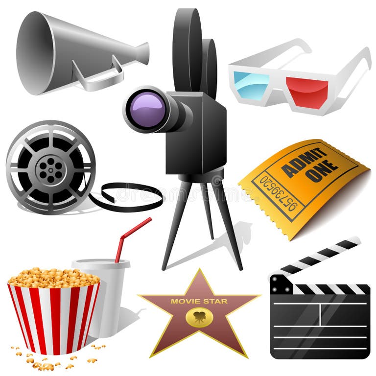 Cinematography Symbols Stock Illustrations – 2,592 Cinematography ...