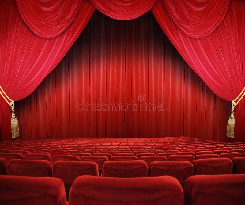 Cinema Theatre stock photo. Image of broadway, audience - 19227238