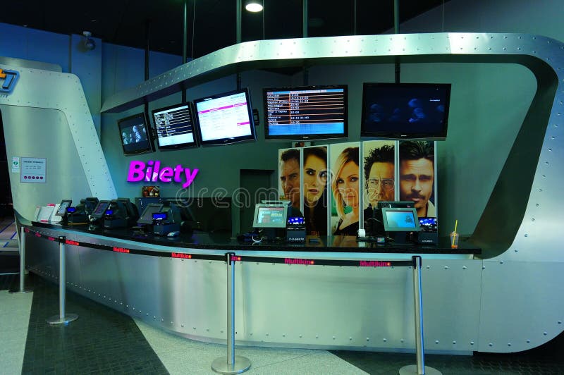 Cinema ticket counter editorial photo. Image of counter - 44851271