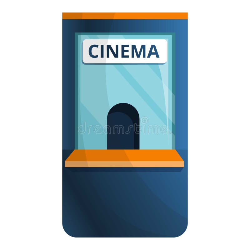 Ticket Kiosk Icon Color Outline Vector Stock Vector - Illustration of ...