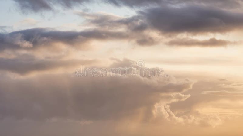 Cinemagraph Continuous Loop Animation. Dramatic View of a Cloudscape ...