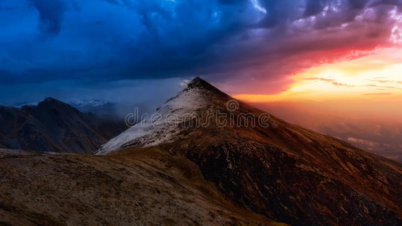 Cinemagraph Continuous Loop Animation. Landscape and Mountains Stock ...