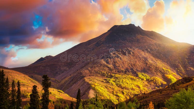 Cinemagraph Continuous Loop Animation. Panoramic View of Scenic ...