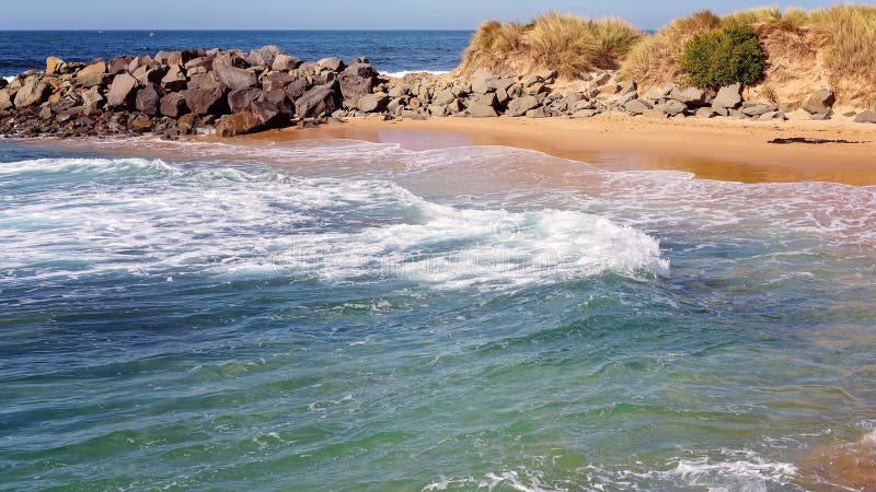 Cinemagraph of Ocean Waves on the Beach Stock Footage - Video of beach ...