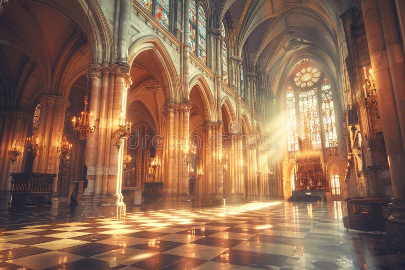 Cinematic Architectural Interior with Sharp Details, Soft Shadows, and ...