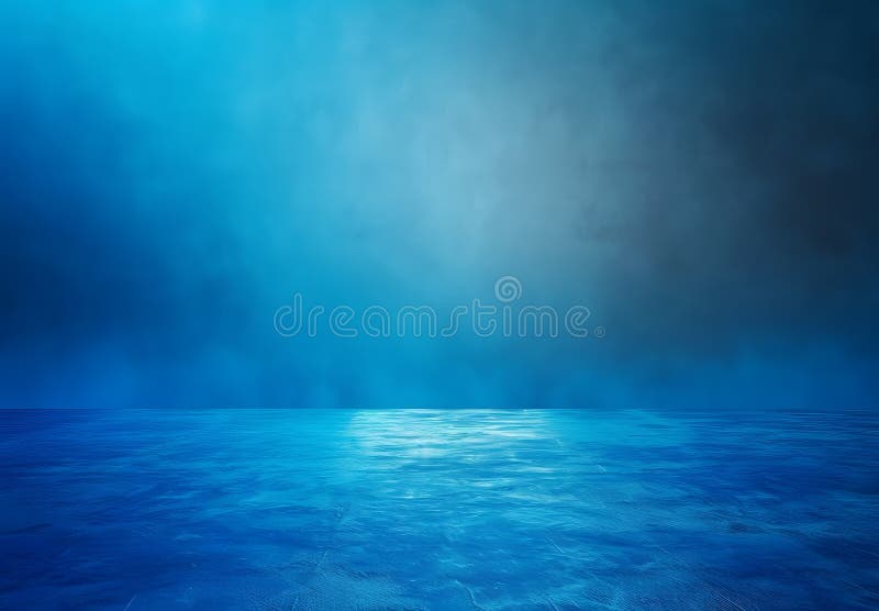 Cinematic Blue Gradient Studio Backdrop Stock Illustration ...