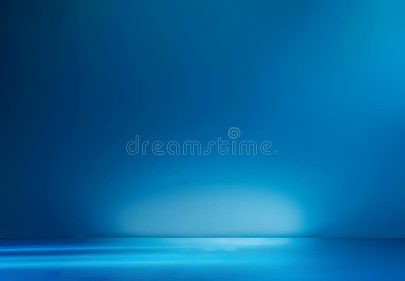 Cinematic Blue Gradient Studio Backdrop Stock Illustration ...