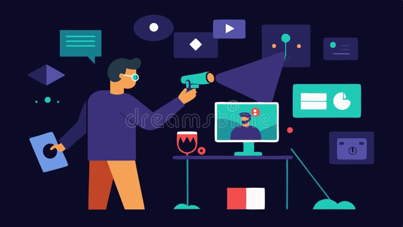 Cinematic Experience Design a Designer is Working on a Cinematic VR ...