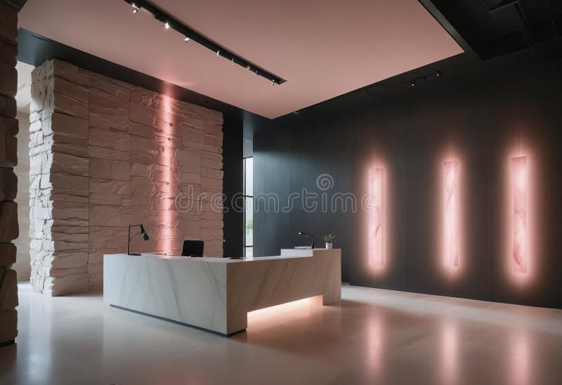 A Cinematic Journey through Vertical Light Panels in Interior Spaces ...