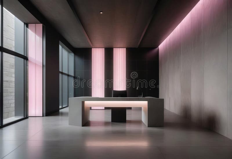 A Cinematic Journey through Vertical Light Panels in Interior Spaces ...