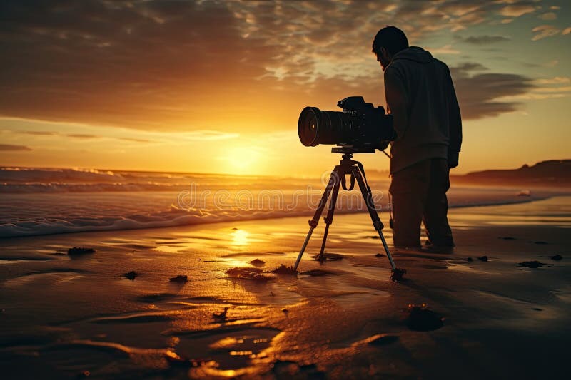Cinematic Moments Life through a Lens Stock Image - Image of story ...