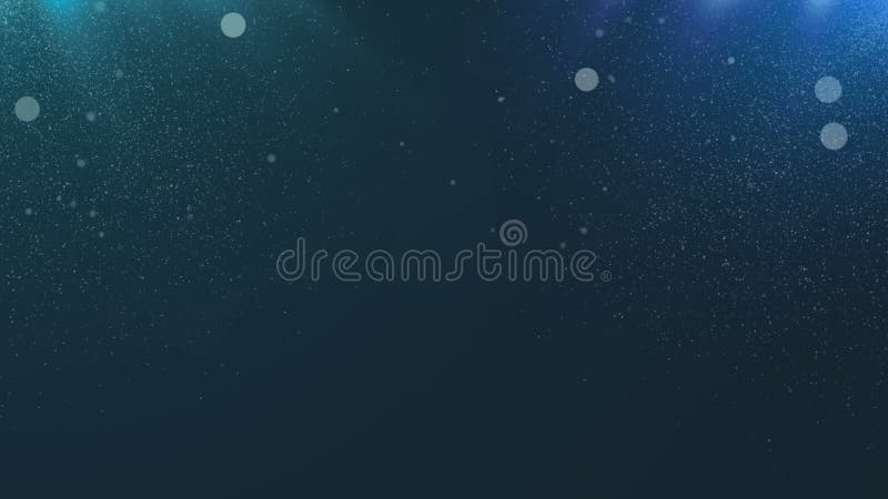 Cinematic Particles Background. Seamless Loop. Backlight from the Sides ...