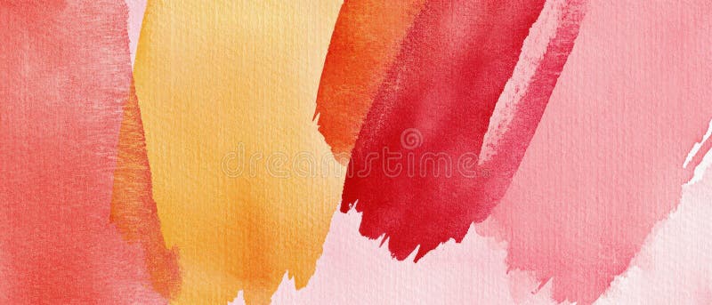 Cinematic Pattern of Bold Watercolor Strokes in Vibrant Hues and ...