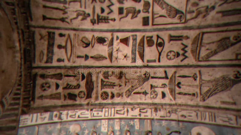 Presentation of Ancient Egyptian Remains with Slide Projector. 15 Stock ...