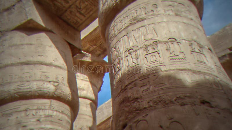 Presentation of Ancient Egyptian Remains with Slide Projector. 12 Stock ...