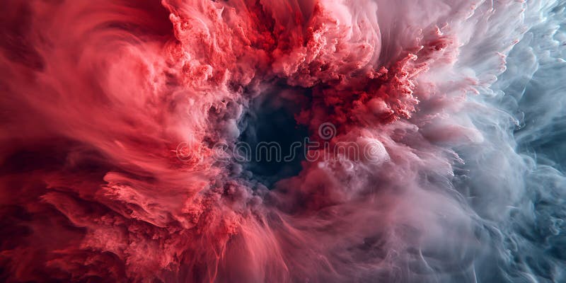 Cinematic Red Smoke Effect Swirling Around for a Dramatic and Intense ...