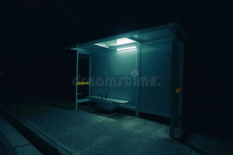 Scary Bus Stop Stock Photos - Free & Royalty-Free Stock Photos from ...