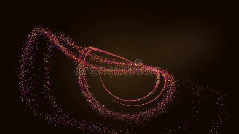 Cinematic Trailer Flickering Particles Background Stock Video - Video ...