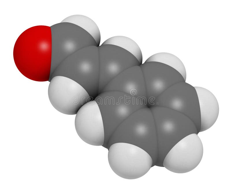 Cinnamaldehyde (cinnamic Aldehyde) Cinnamon Flavor Molecule. 3D ...