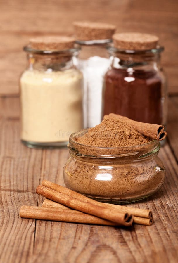 Cinnamon Border stock photo. Image of clove, space, flavorings - 33370884