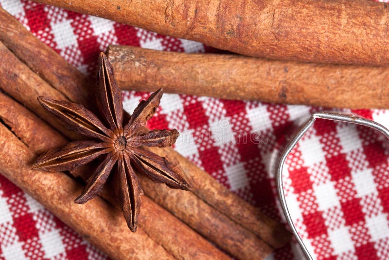 Cinnamon and Anise stock photo. Image of aniseed, deco - 17047664
